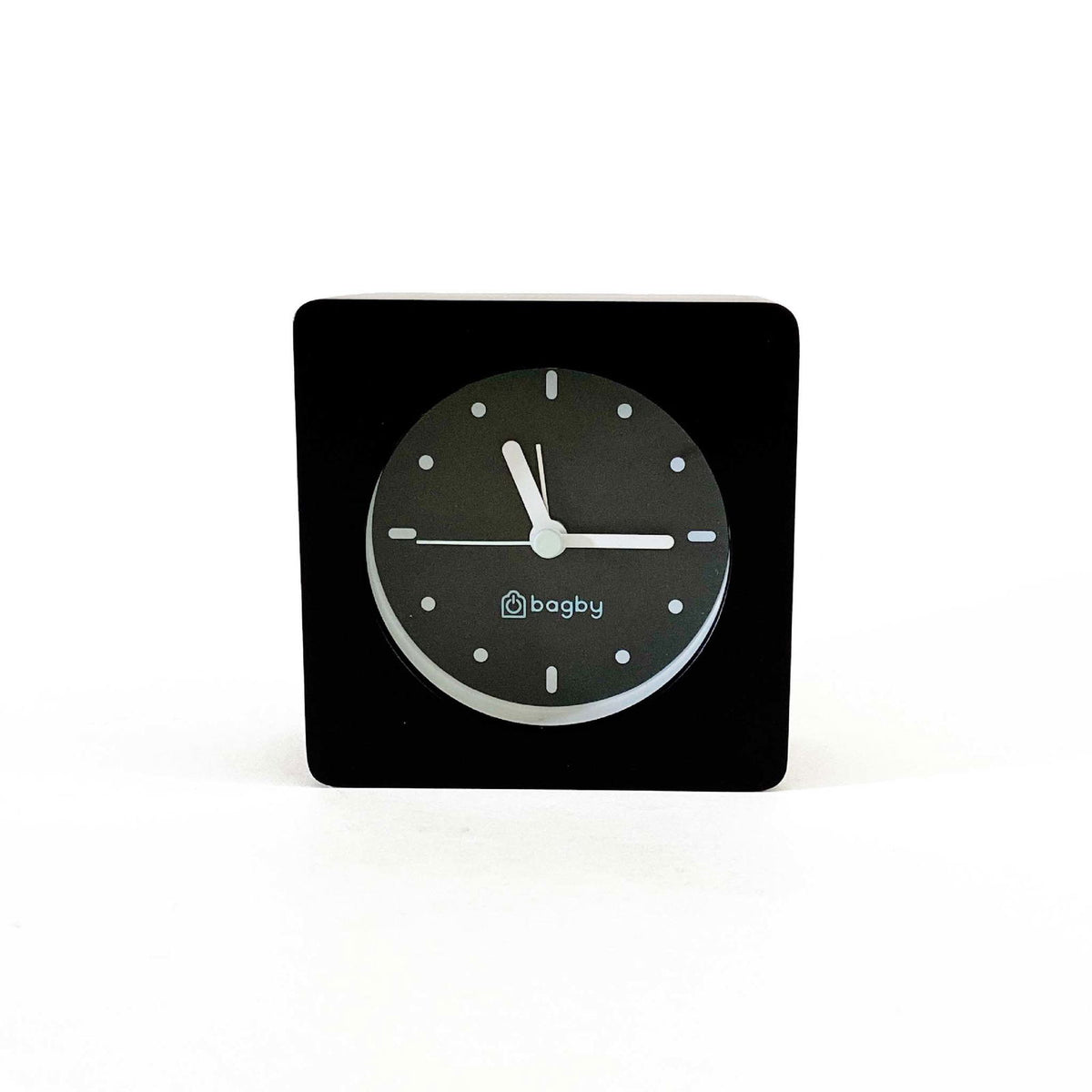 Minimalist Silent Alarm Clock, Wooden Clock Natural